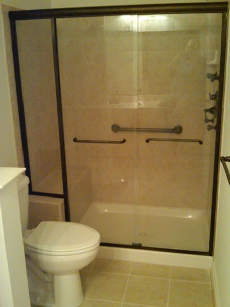 Maryland Shower Enclosures :: Semi Frameless Sliding Doors