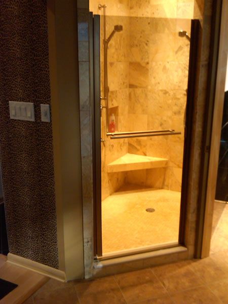 Maryland Shower Enclosures :: Semi Frameless Single Door
